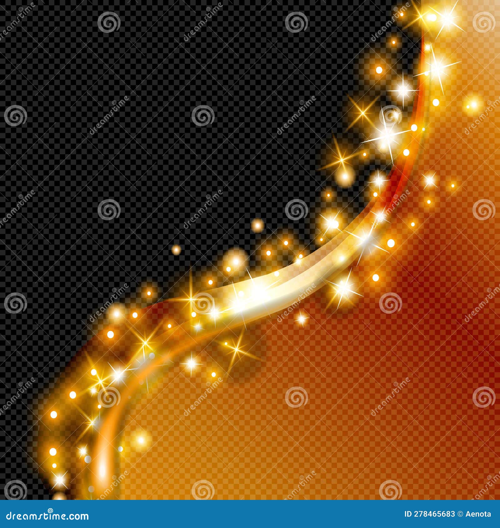 Vector Round Glamorous Gold Background Stock Vector - Illustration of ...