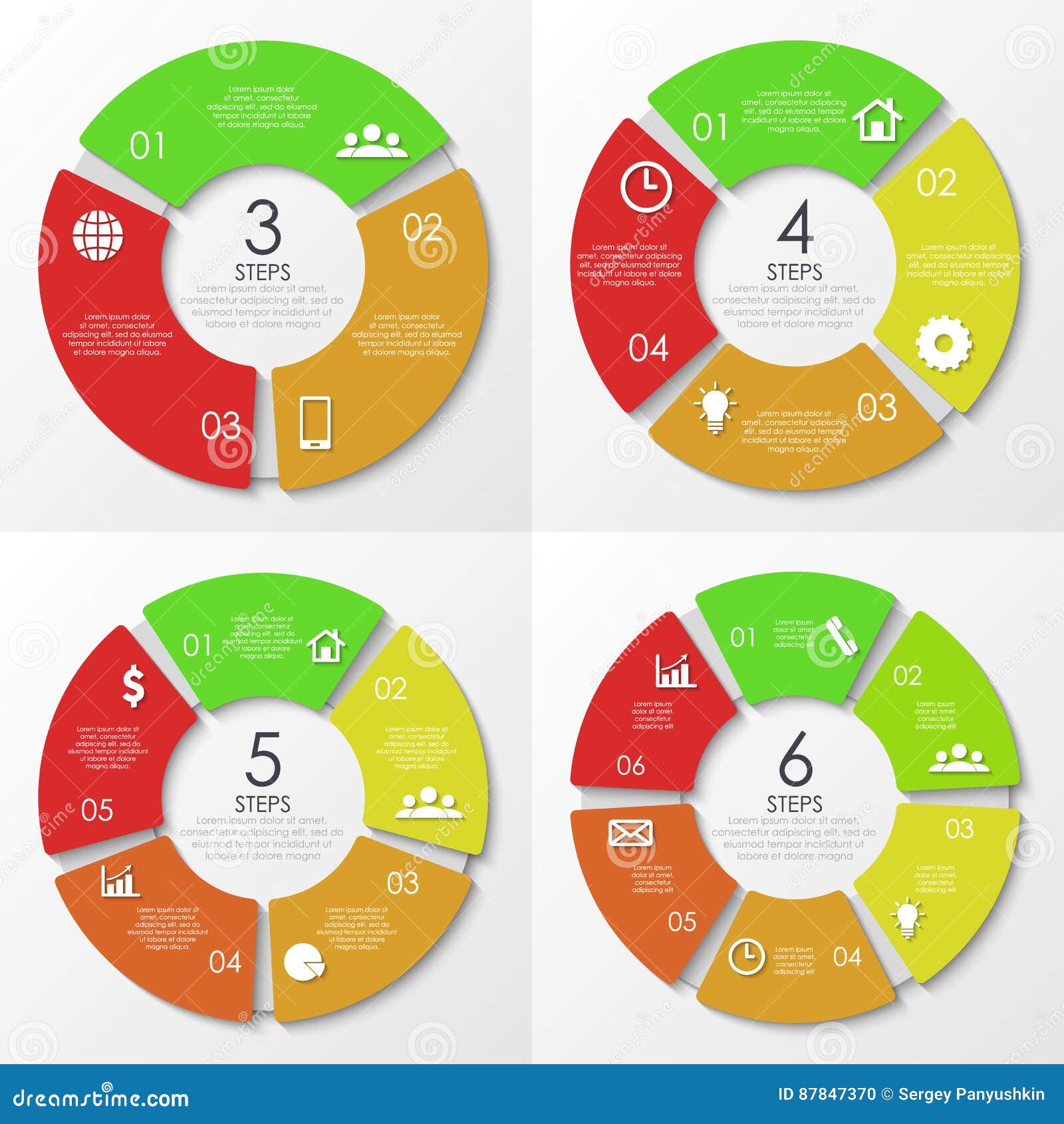 Vector Round Infographics. Template for Circle Diagram. Stock Vector ...