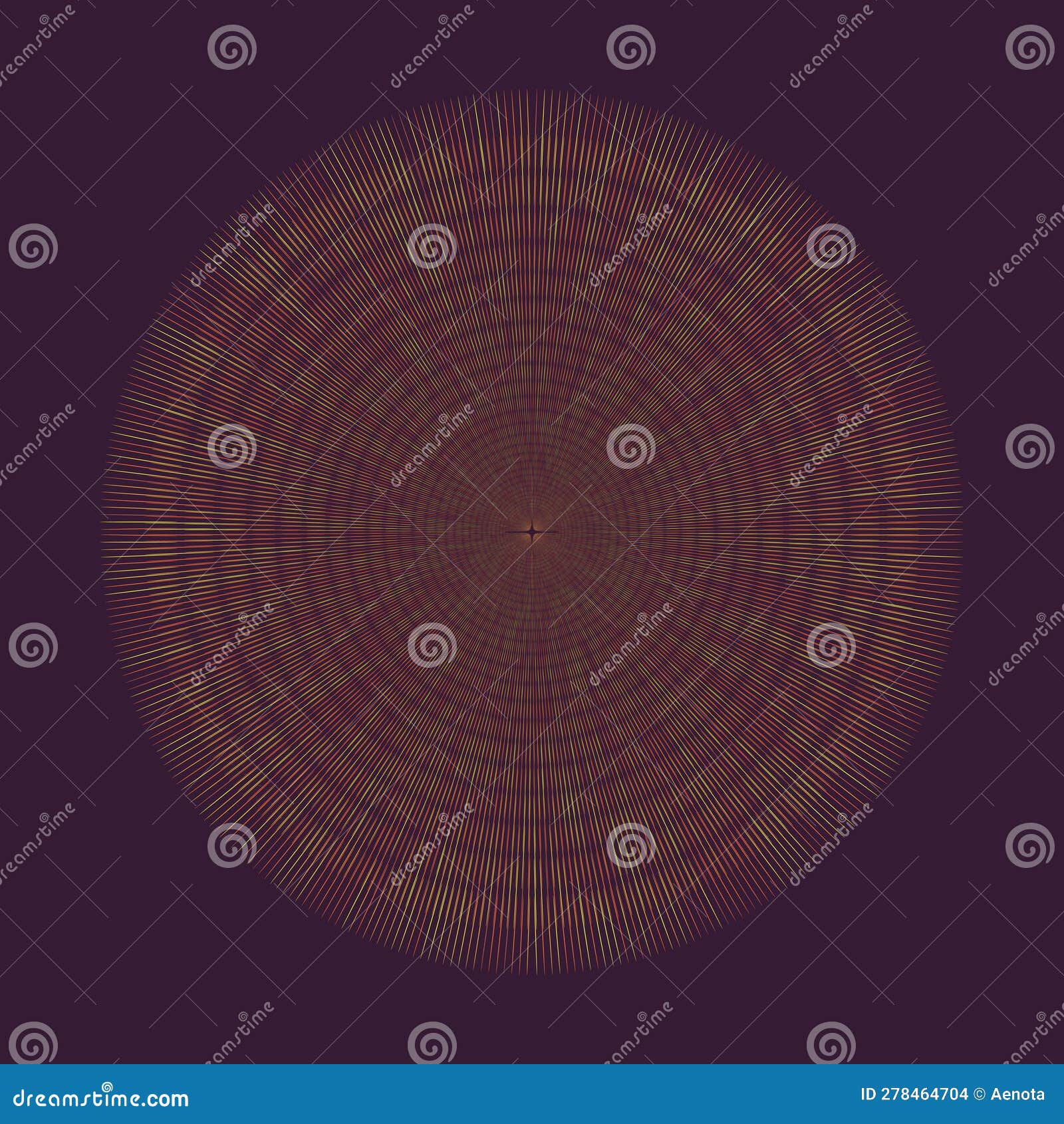 Vector Round Radial Graphic Element Stock Vector - Illustration of ...