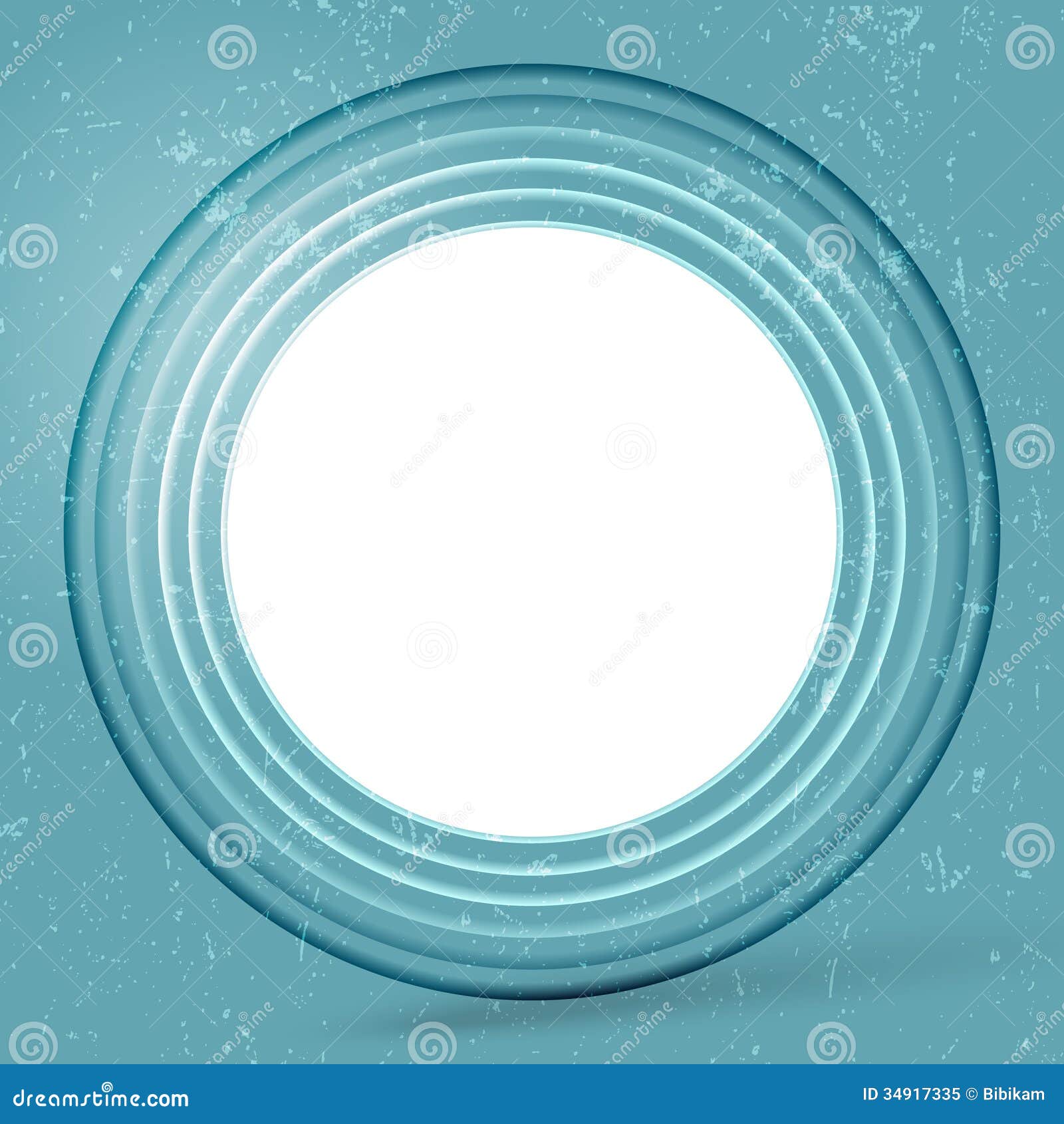 Vector Round Retro Vintage Template Stock Vector - Illustration of ...