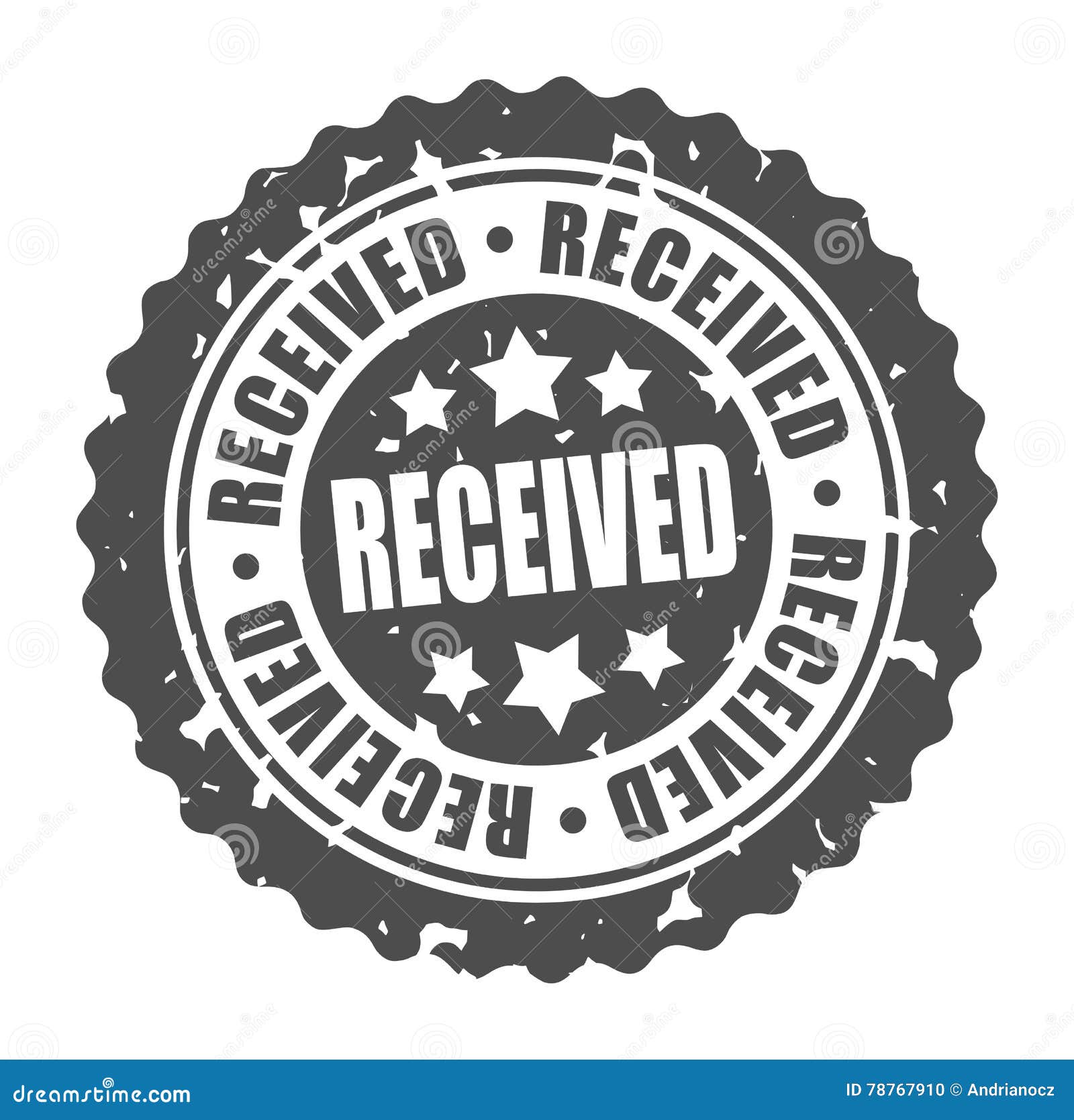 Red Stamp RECEIVED. Vector Illustration | CartoonDealer.com #272687453