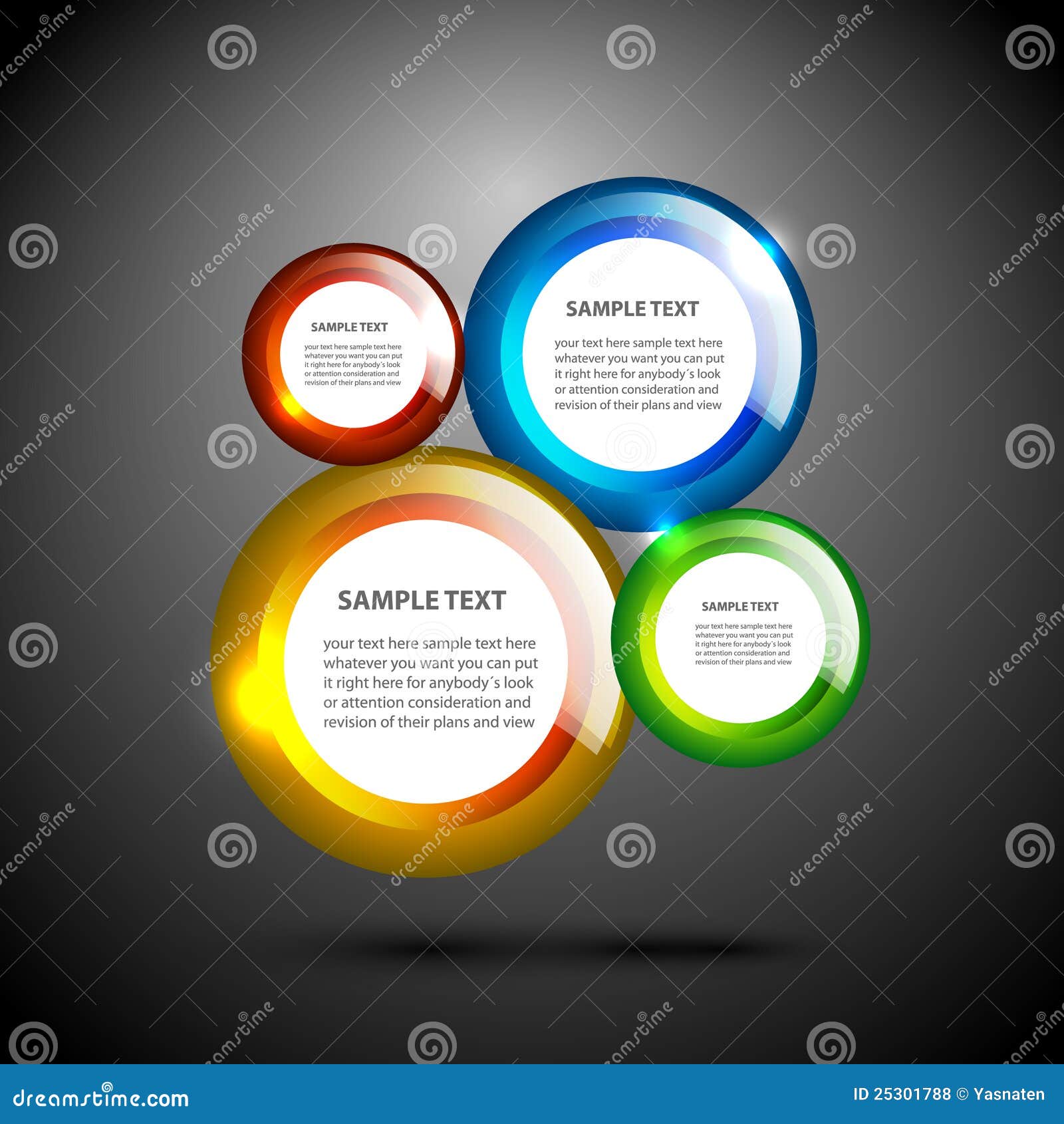 Vector round web boxes stock illustration. Illustration of button ...