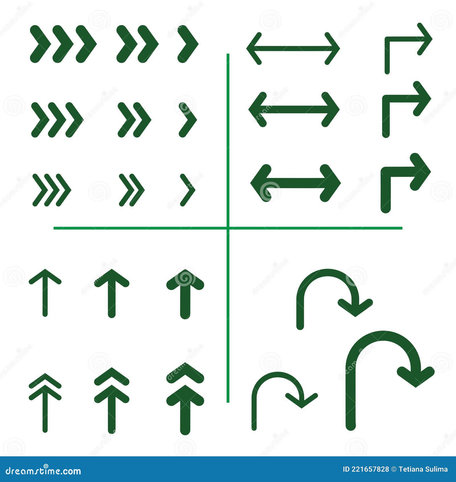 Vector Rounded Arrow Sign, Round Arrows Icon, Double-headed Arrows ...