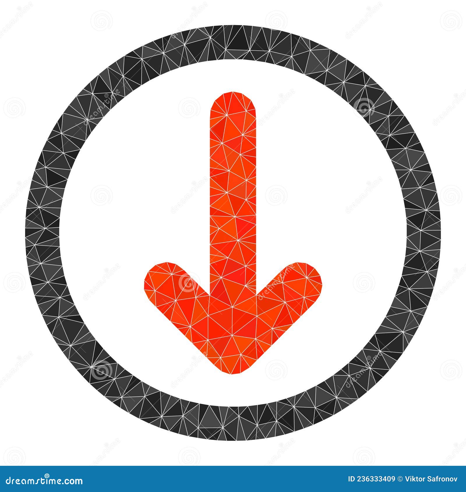 Low Poly Rounded Rectangle Banners Set Vector Illustration | CartoonDealer.com #67635978