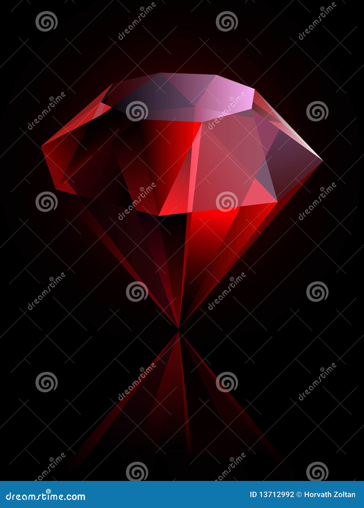 Vector Ruby stock illustration. Illustration of expensive - 13712992