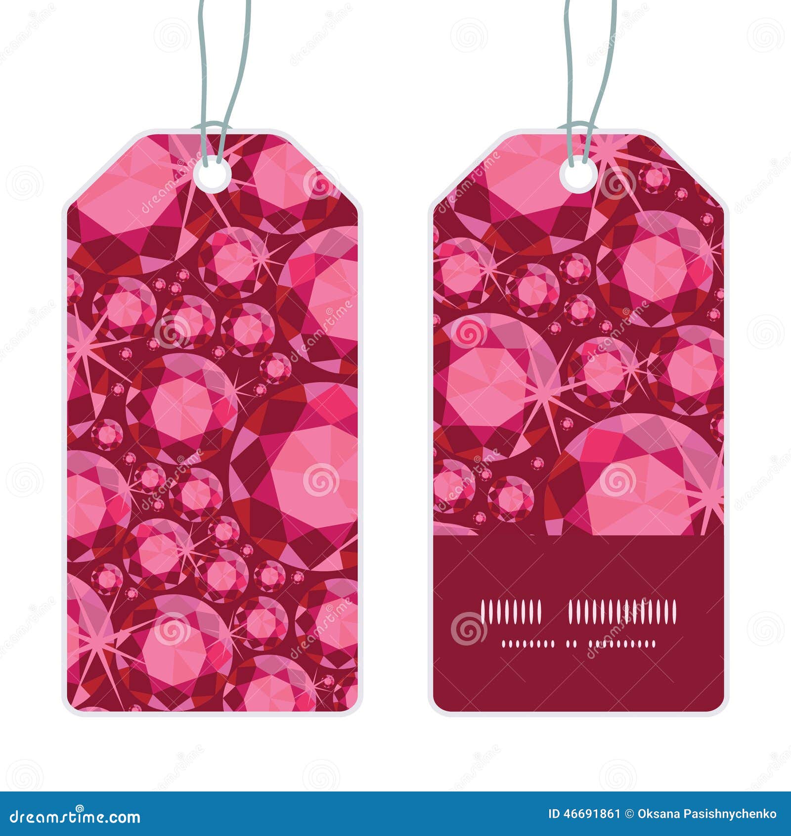 Vector Ruby Horizontal Stripe Frame Pattern | CartoonDealer.com #46691825