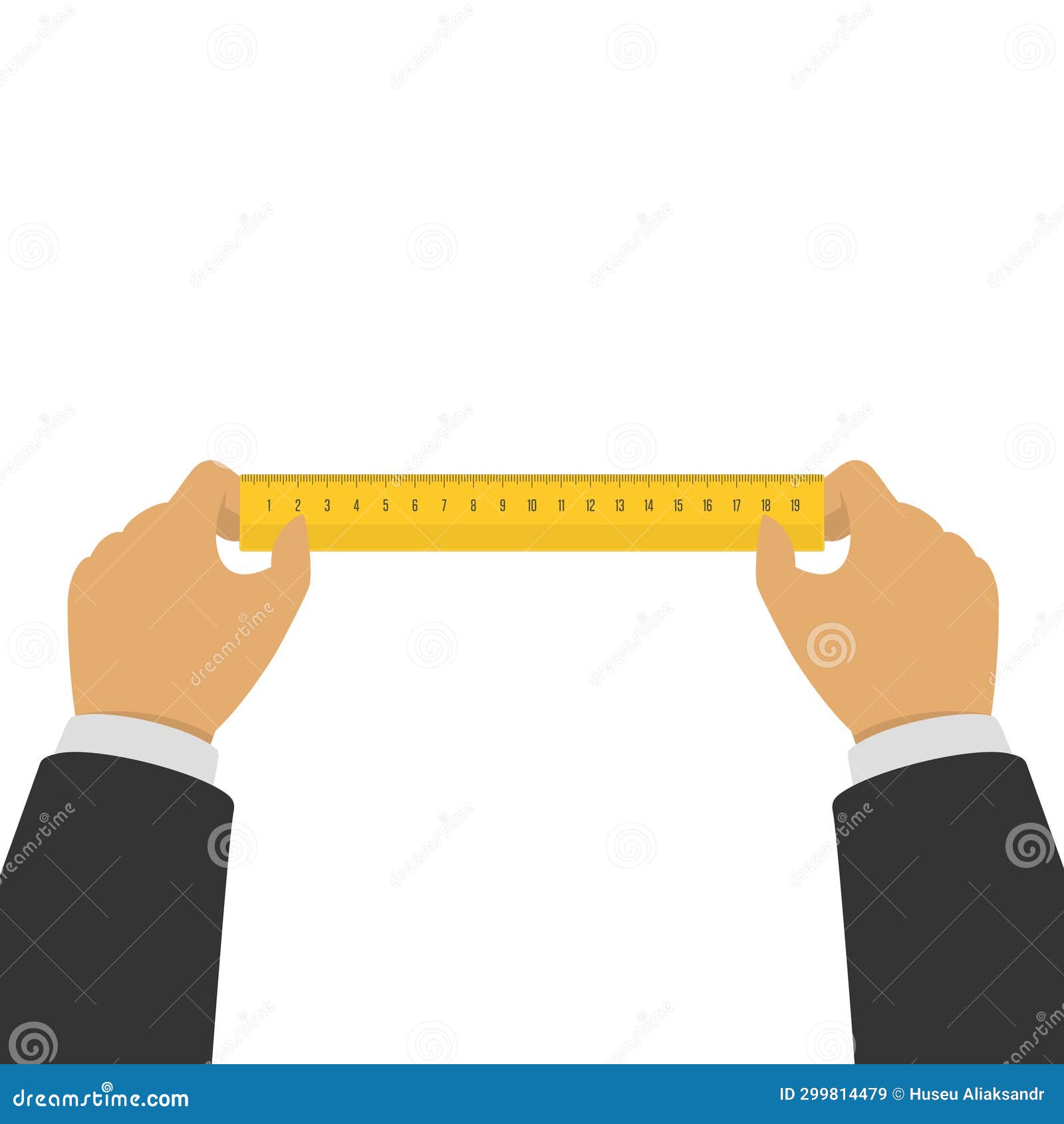 Vector Rulers Set. Measure Scales With Cm And Inch. Metric Tapes With ...