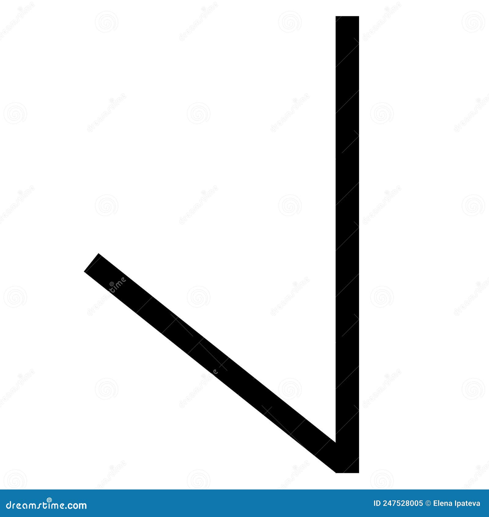 Vector Runic Scandinavian Celtic Alphabet Letter J Stock Vector ...