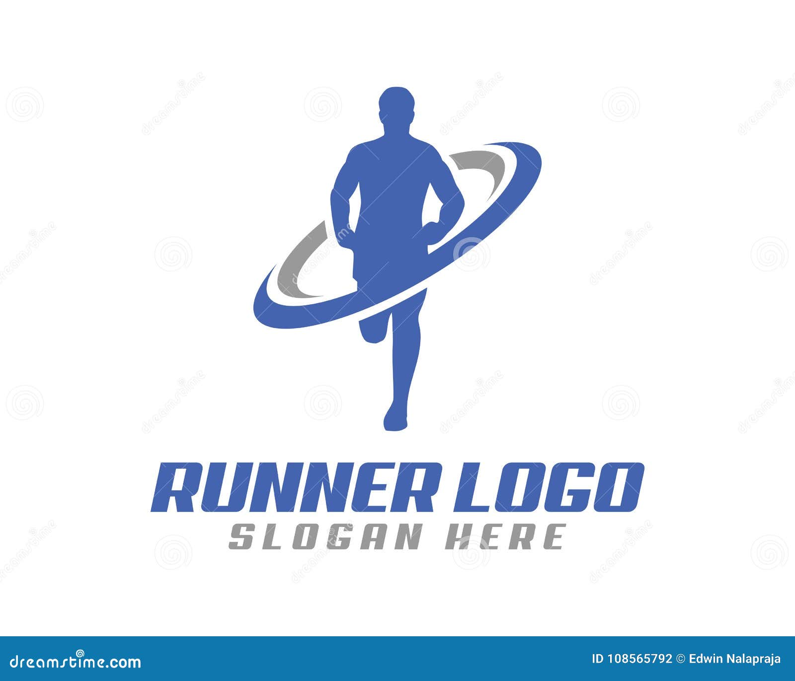 Run vector logo or icon stock vector. Illustration of circle - 108565792
