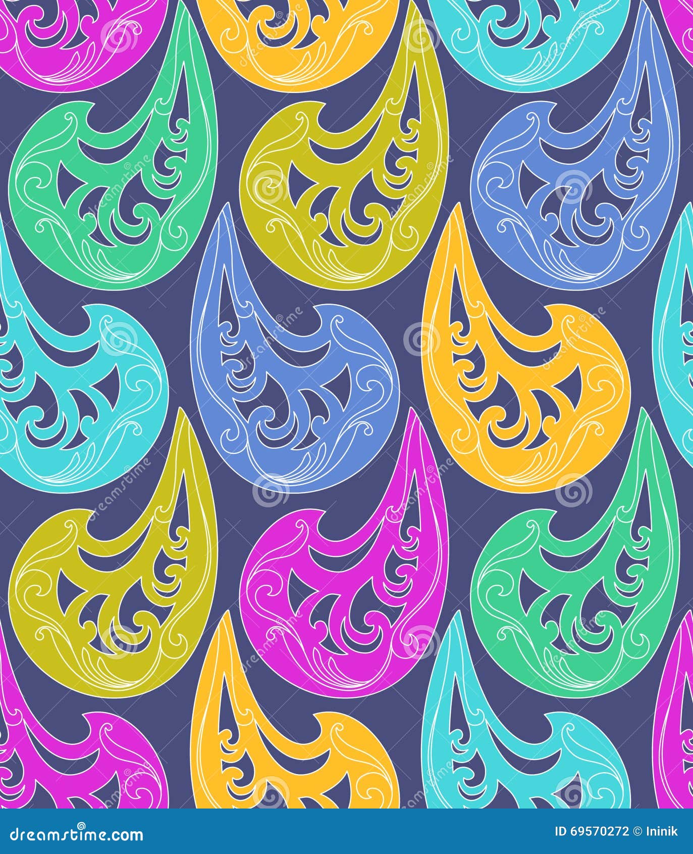 Vector russian pattern stock vector. Illustration of folk - 69570272