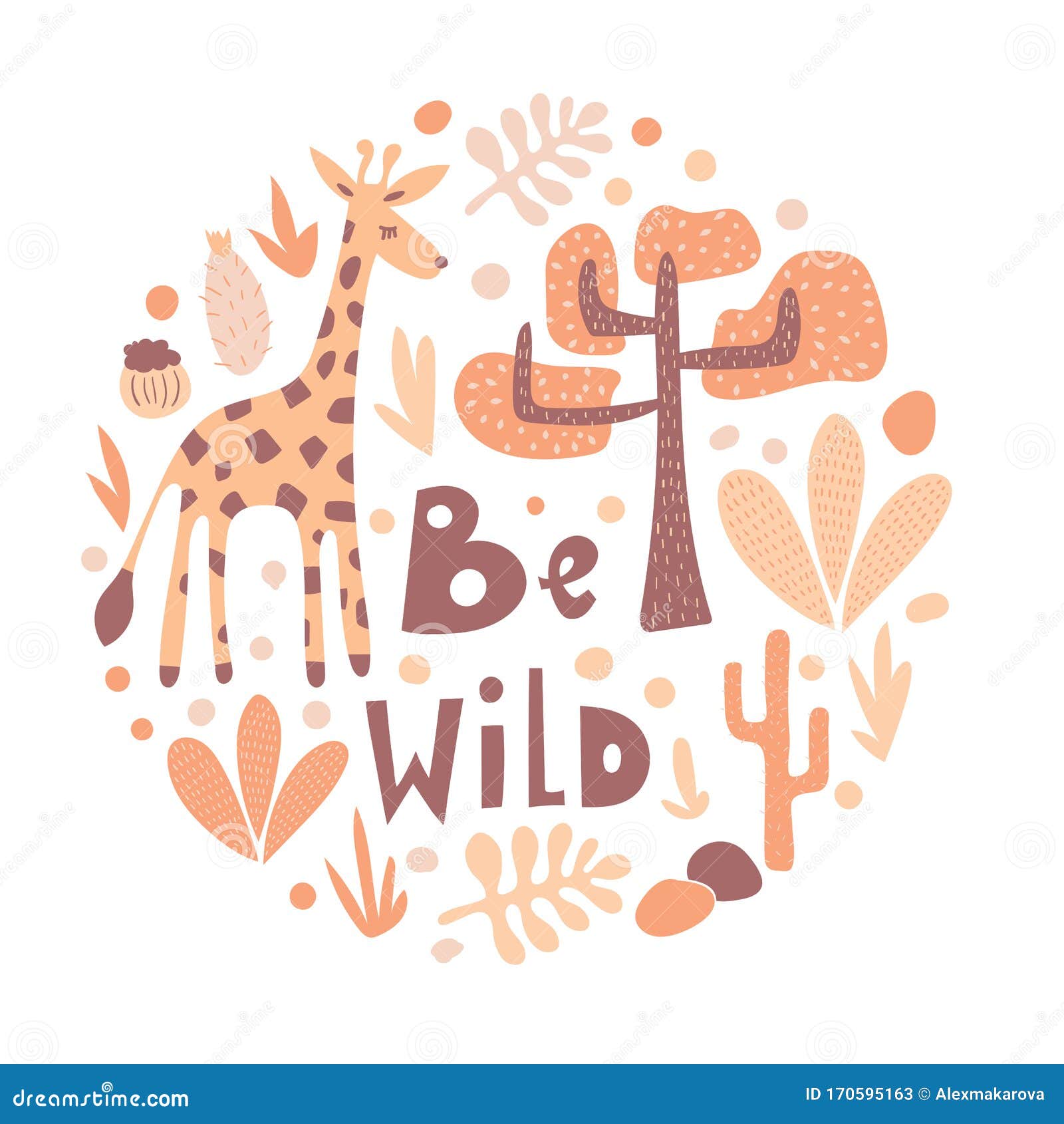 Vector Safari Animals Set | CartoonDealer.com #41941985