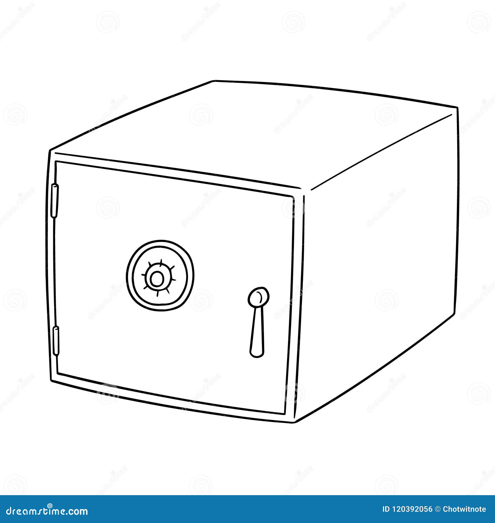 Vector of safe stock vector. Illustration of secure - 120392056