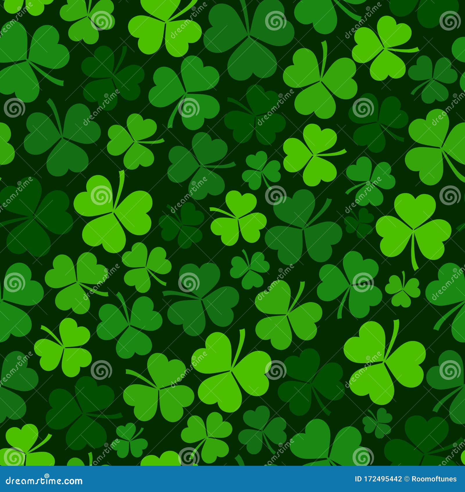 Shamrock Background Vector Illustration | CartoonDealer.com #8350626