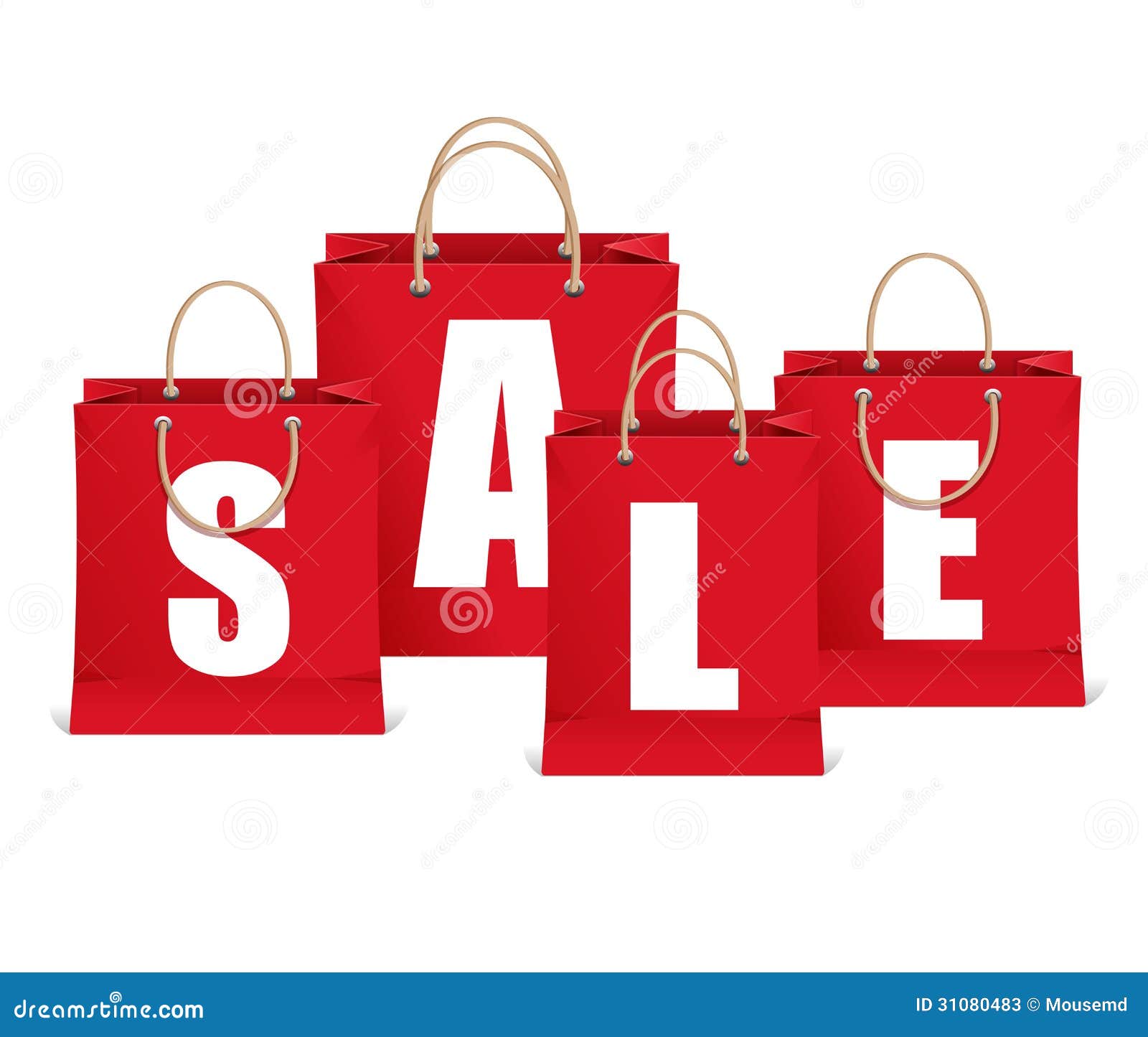 Vector Sale Labels Like Shopping Bag Stock Vector - Illustration of ...