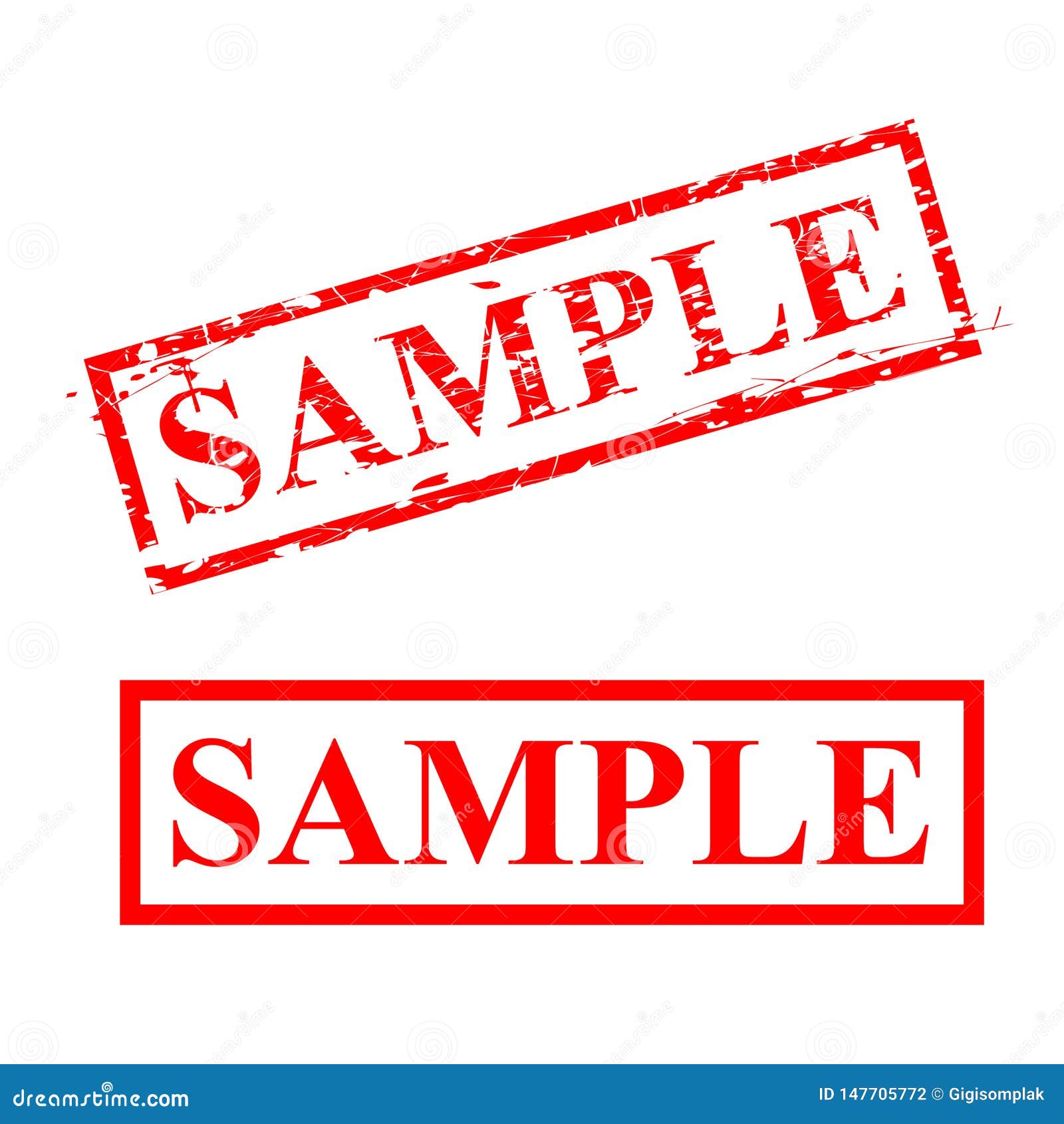 Vector Sample , Red Scratch Rubber Stamp Stock Vector - Illustration of ...