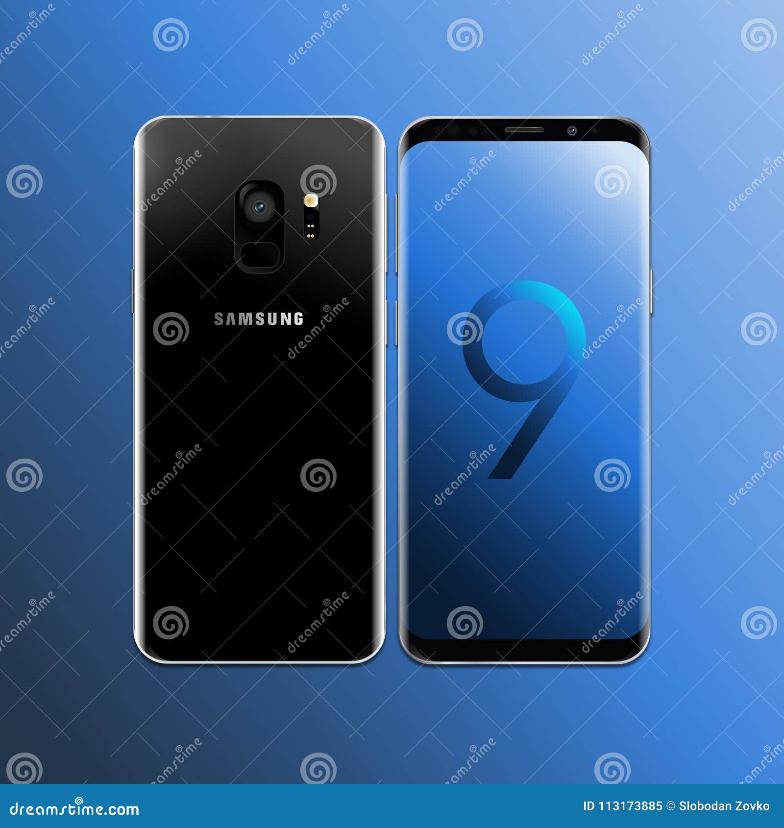 Samsung Mobile Phone Vector
