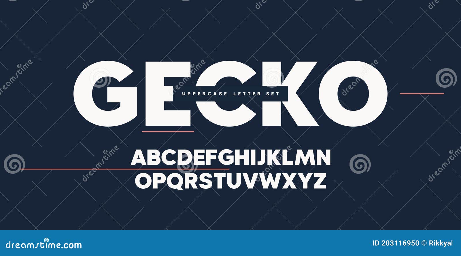 Vector Sans Serif Uppercase Letter Set, Alphabet, Typography Stock ...