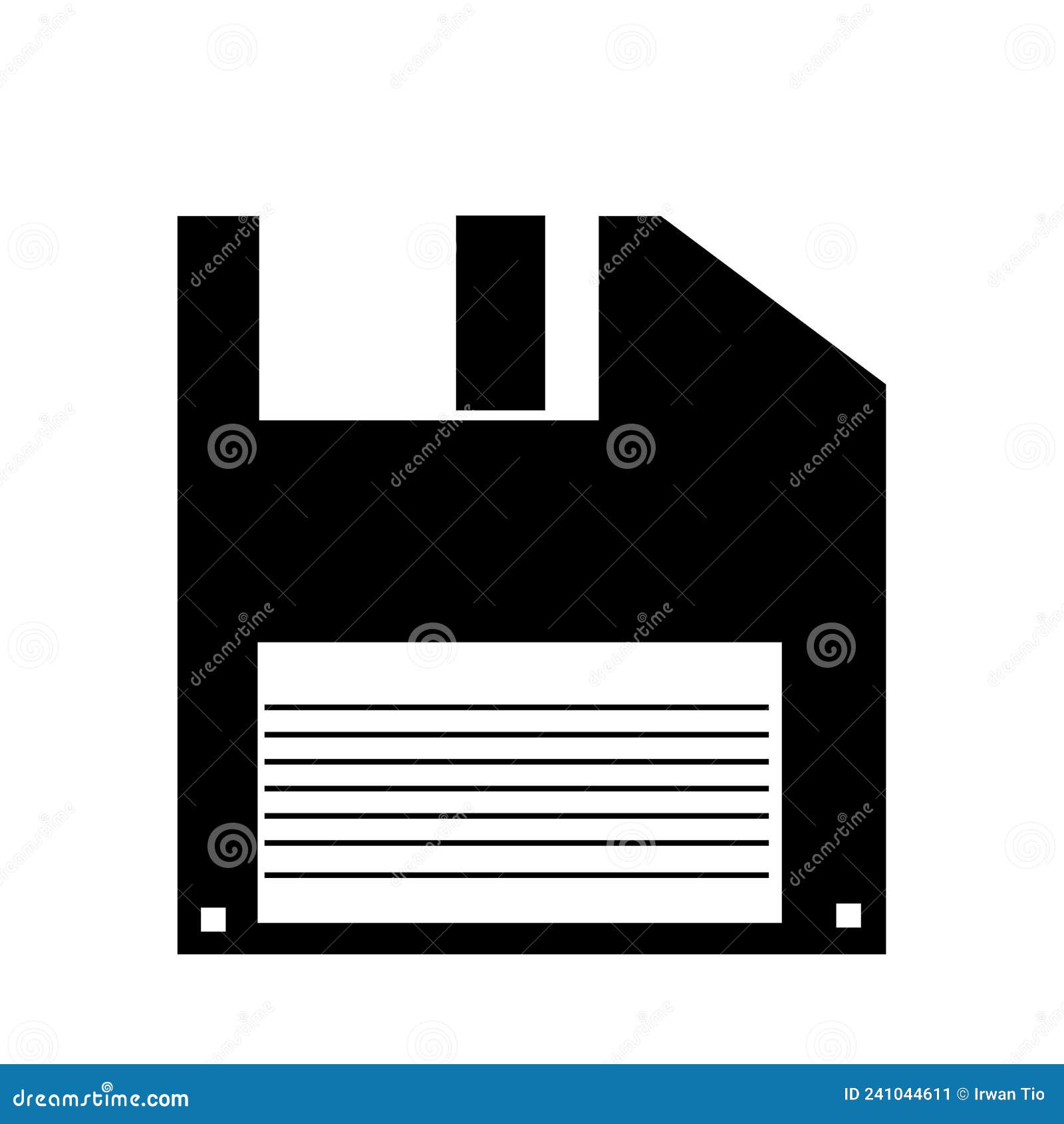 Vector Save Floppy Disk for the Save Symbol on Computers and Gadgets or ...