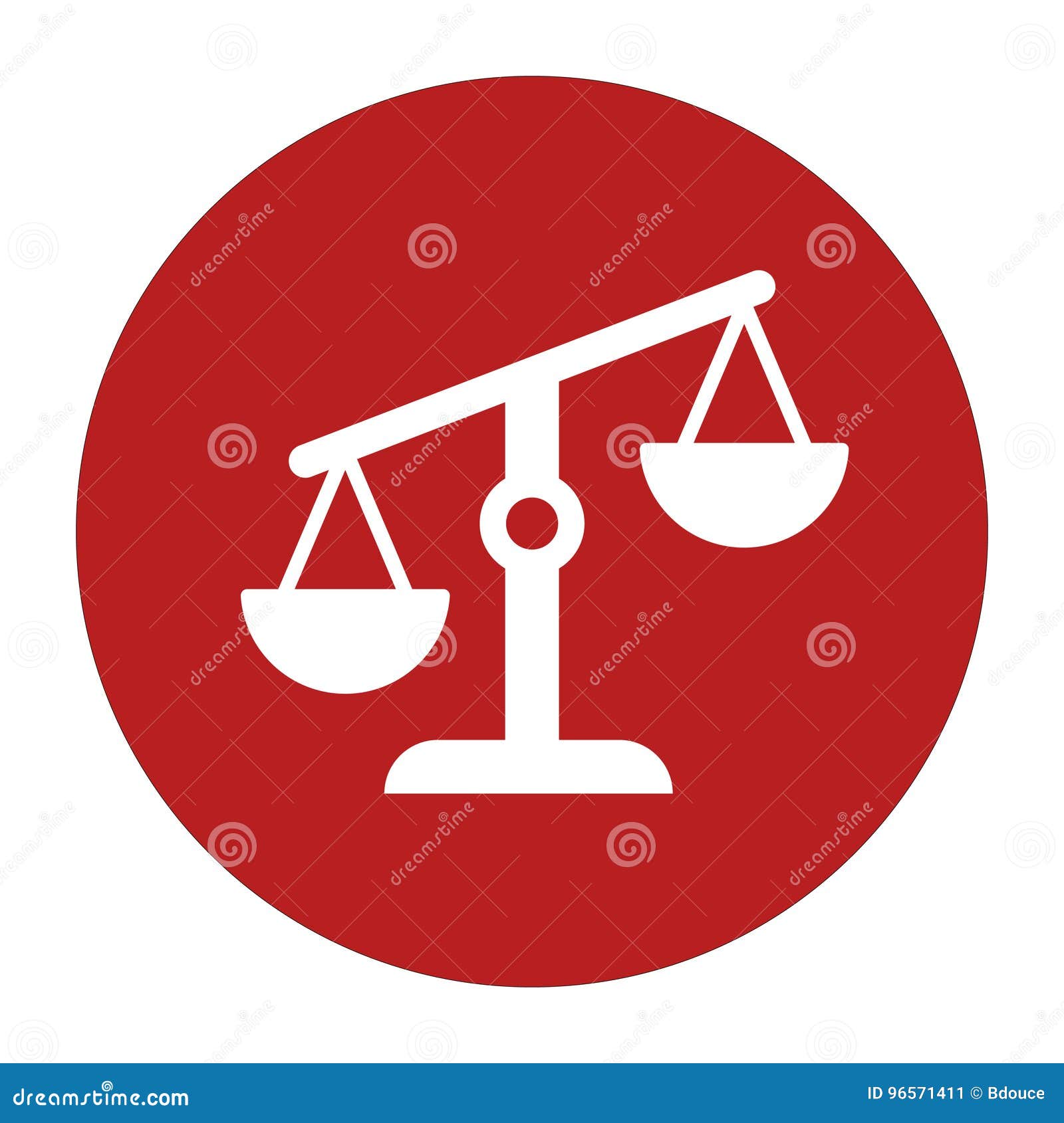 Vector Scale within a Circle Icon Stock Vector - Illustration of ...