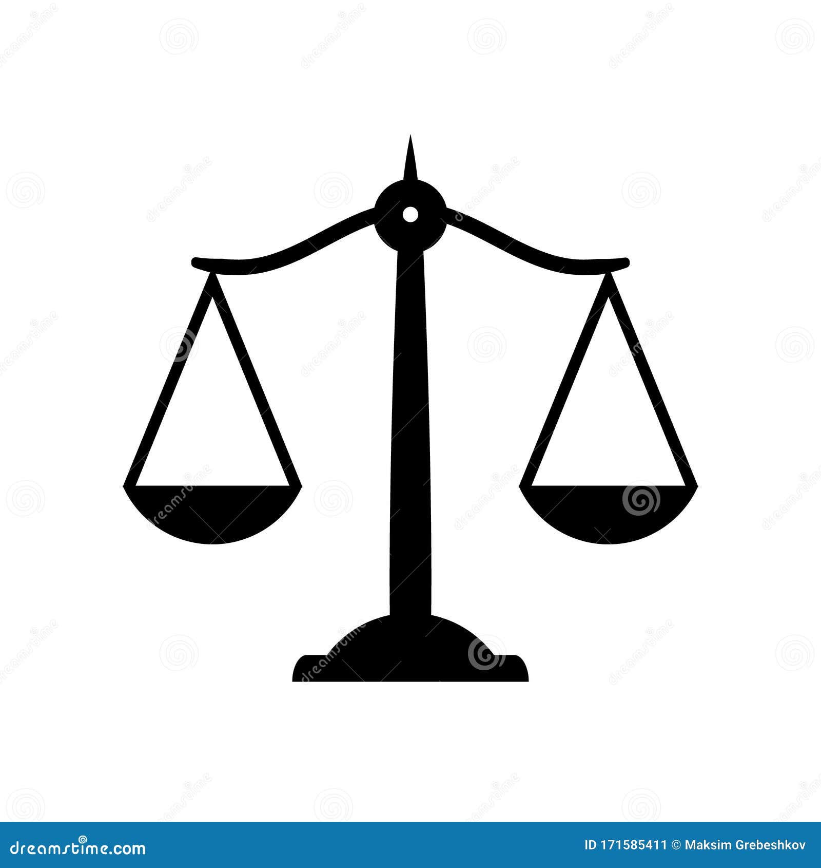 Vector scale Icon stock illustration. Illustration of measurement ...