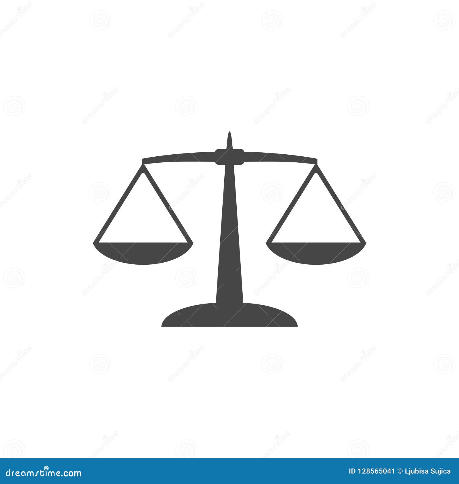 Vector scales Icon stock vector. Illustration of icon - 128565041