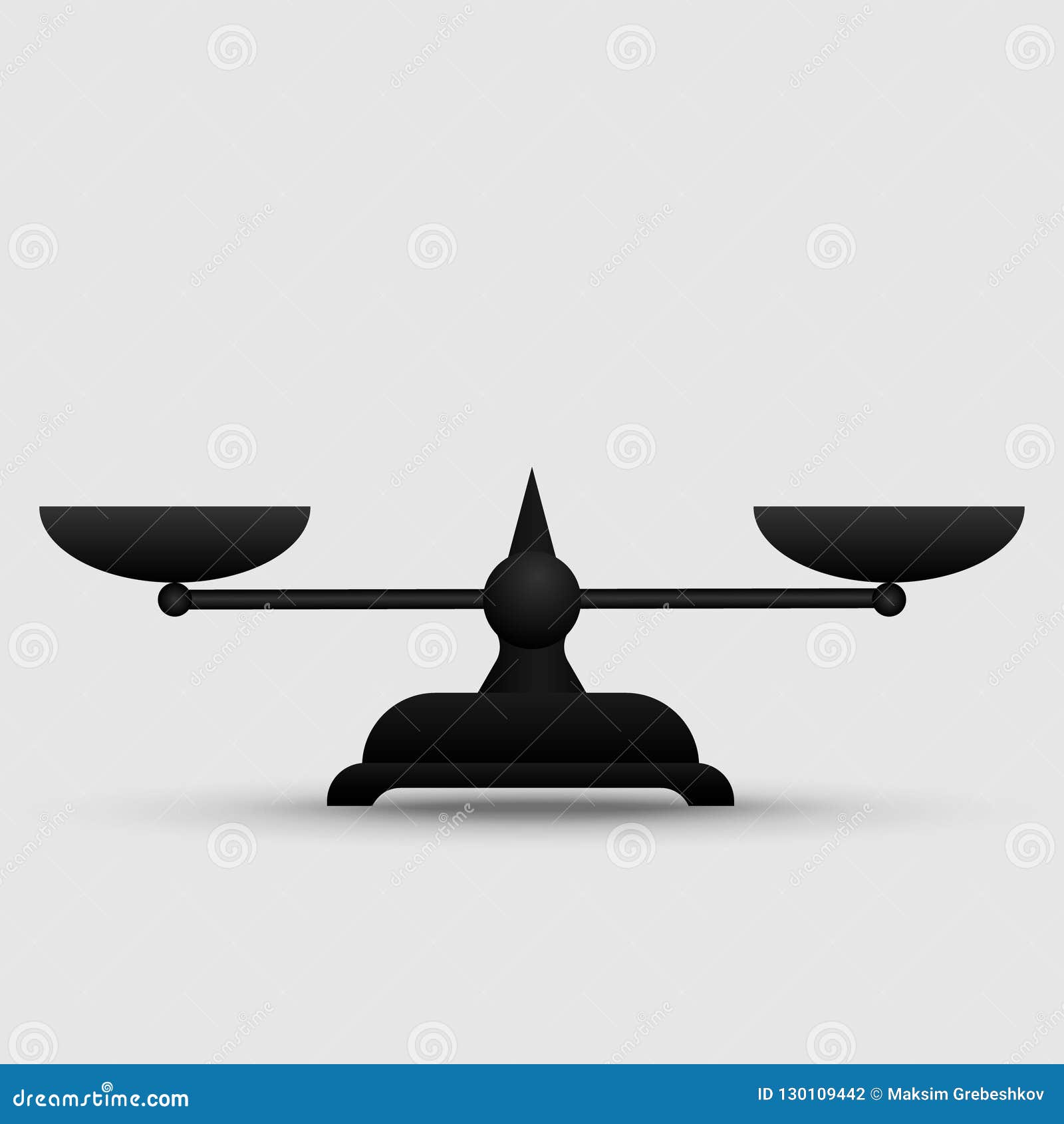 Vector scales symbol Icon stock illustration. Illustration of ...
