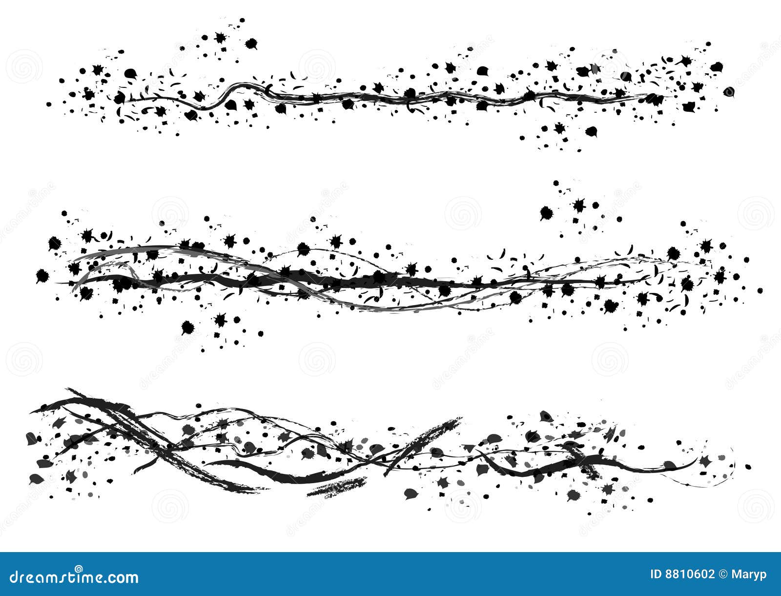 Vector Scatter Collection for Design Stock Vector - Illustration of ...