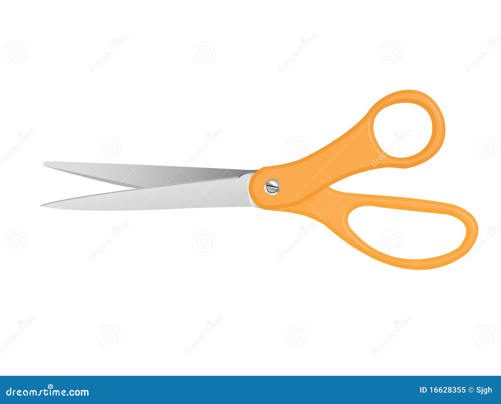 Vector schaar stock illustratie. Illustration of blad - 16628355