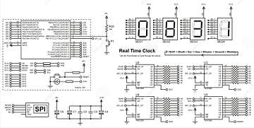 Vector Schematic Diagram of an Electronic Device on Arduino. Stock Vector - Illustration of ...