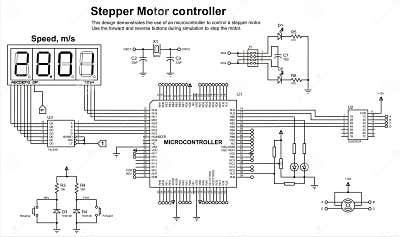 Vector Schematic Diagram of Electronic Device. Stock Vector ...