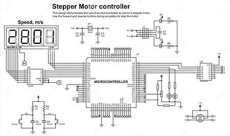 Vector Schematic Diagram of Electronic Device. Stock Vector ...