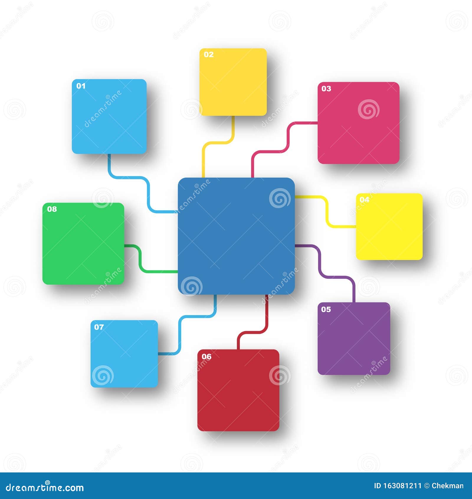 Vector Scheme Steps. Business Flow Scheme Stock Illustration ...