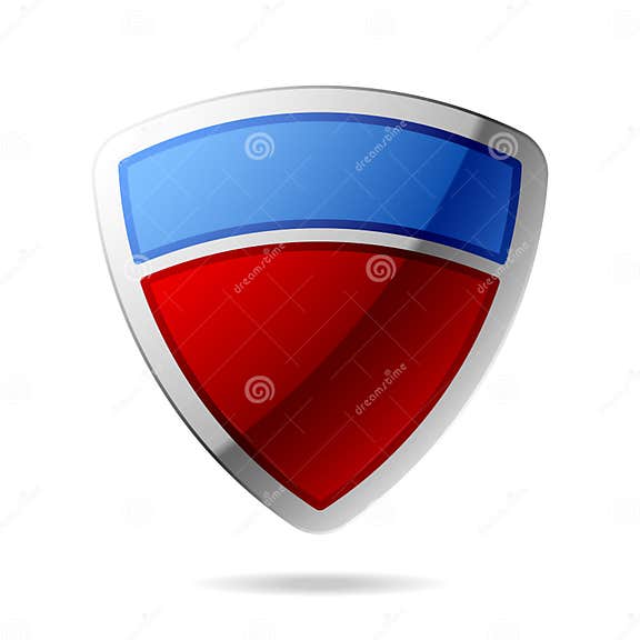 Vector schild vector illustratie. Illustration of defensie - 8538404