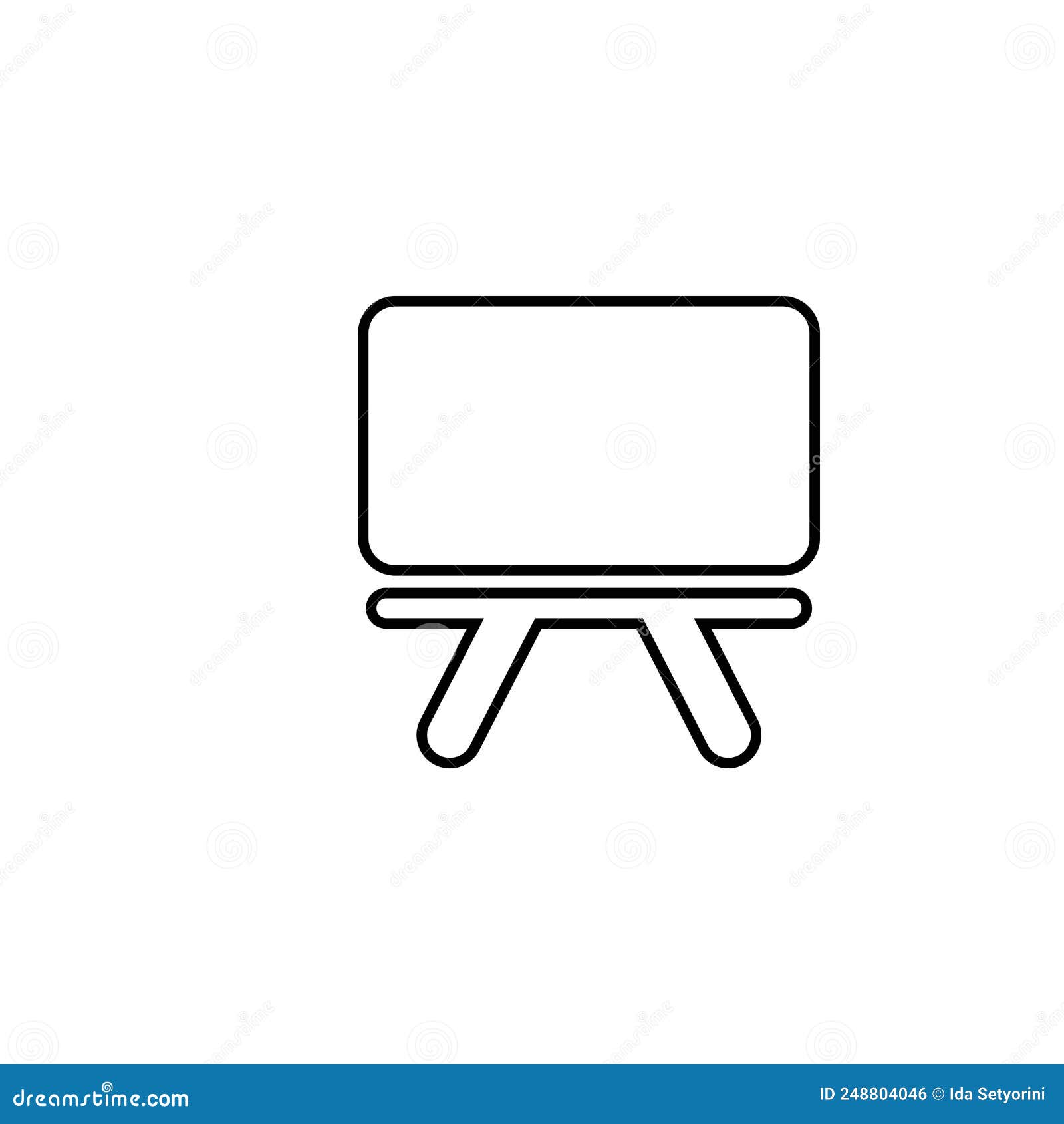 Vector School Chalk Board Icon Stock Illustration - Illustration of ...