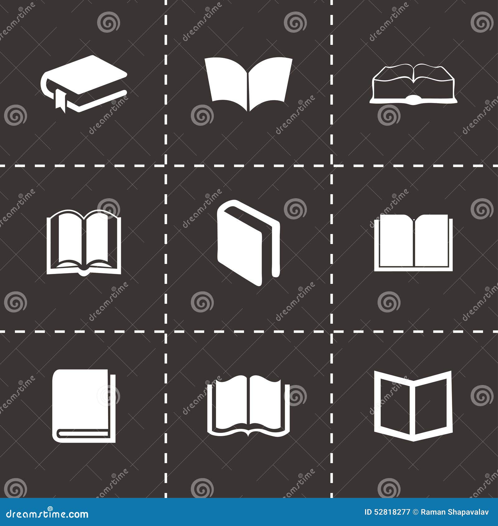 Vector Schoolbook Icon Set | CartoonDealer.com #112846197