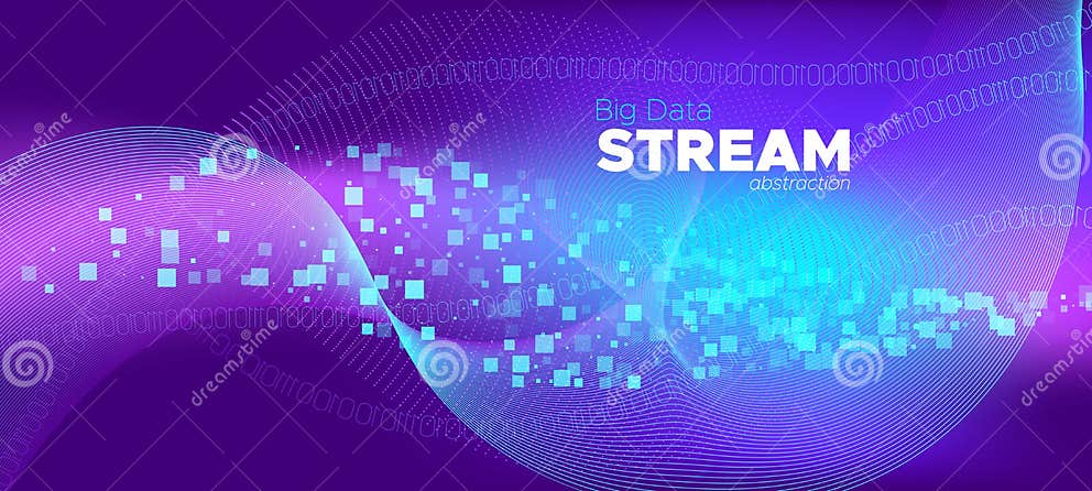 Vector Science Flyer. Matrix Background Stock Vector - Illustration of ...