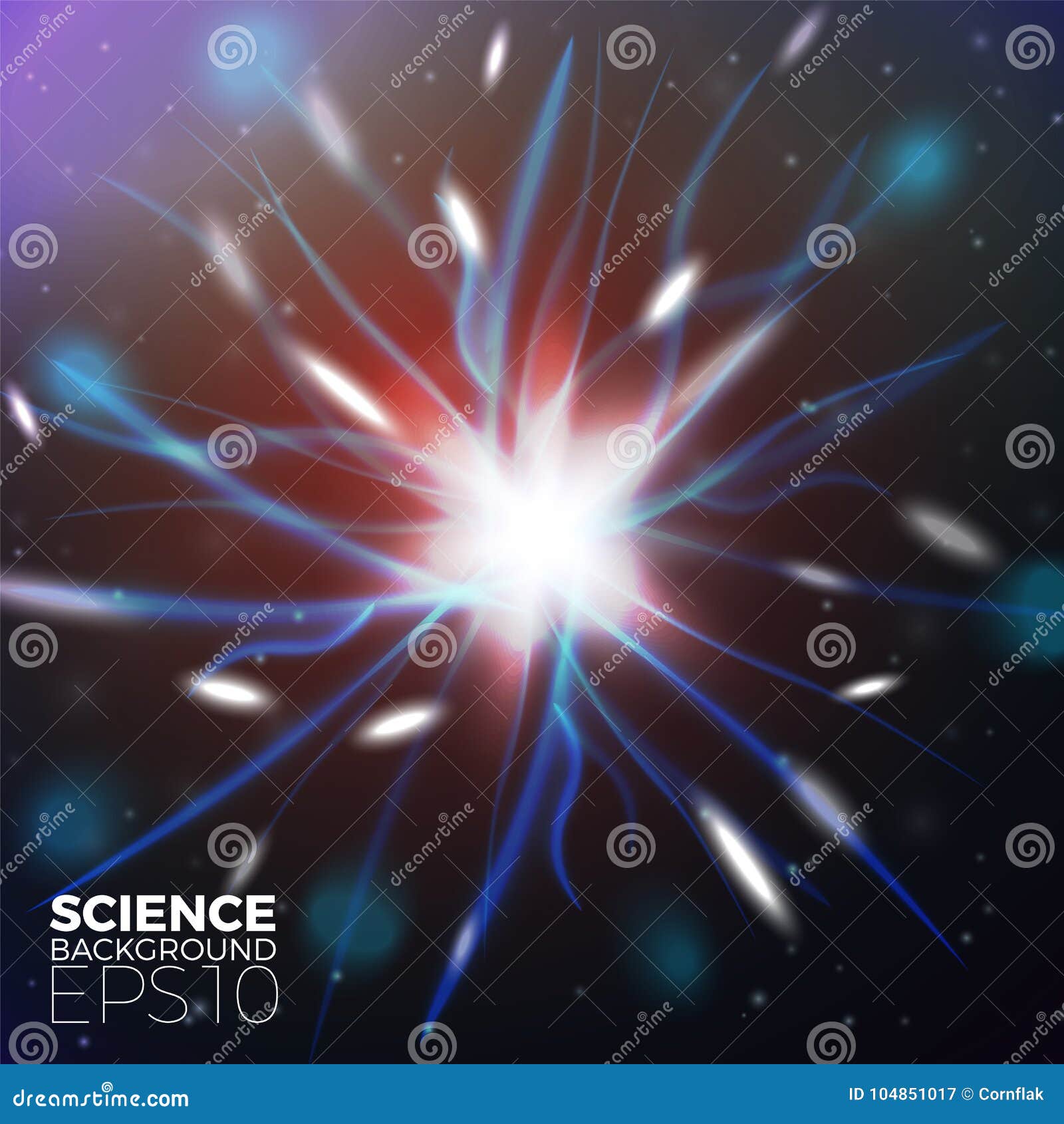 Vector Scientific Background Stock Vector - Illustration of background ...