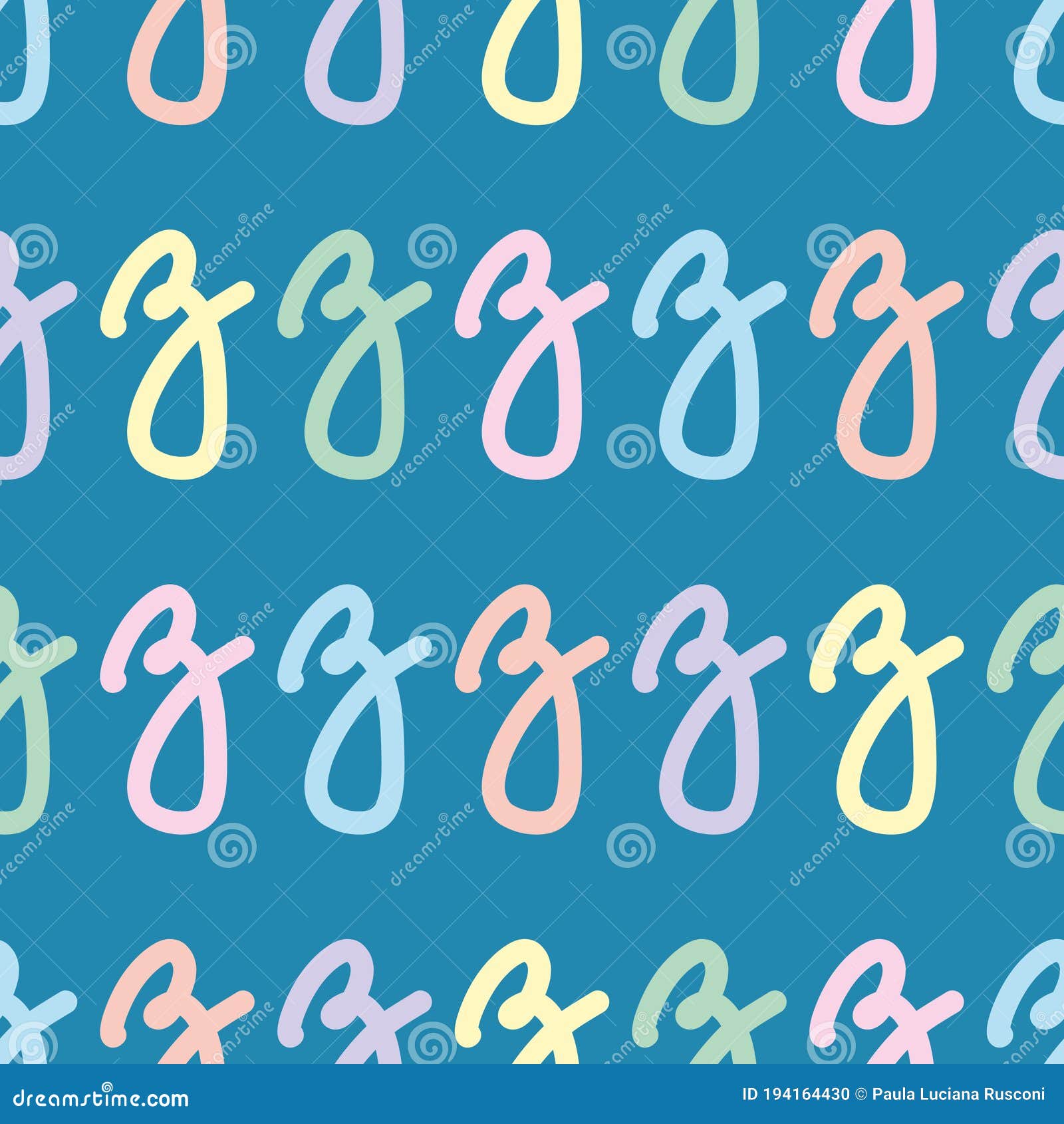 Vector Script Letter Z Wallpaper Pattern Stock Vector - Illustration of ...