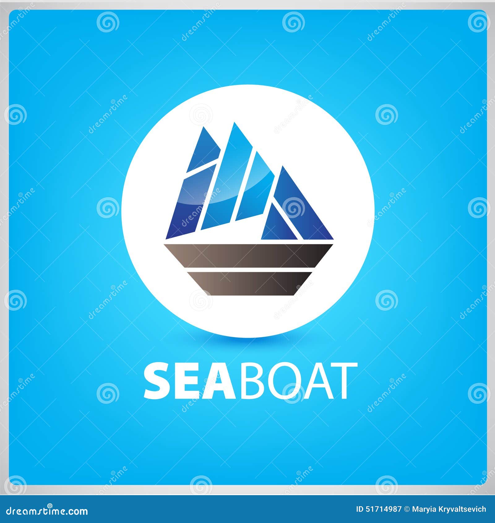 Vector Sea Boat, Ship Icon, Illustration Stock Vector - Illustration of ...