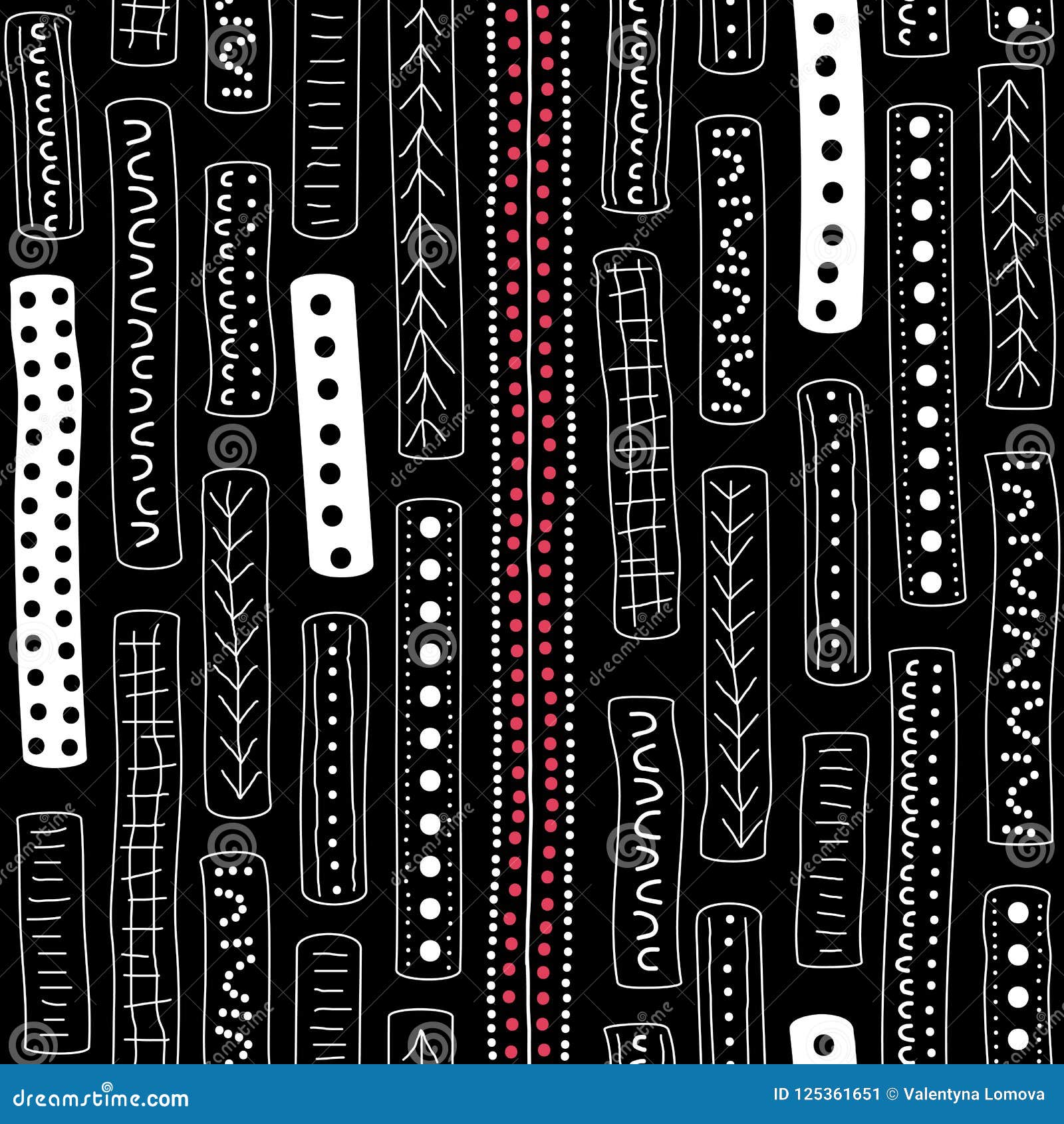 Vector Seamless Aboriginal Pattern Including Ethnic Australian Motive ...