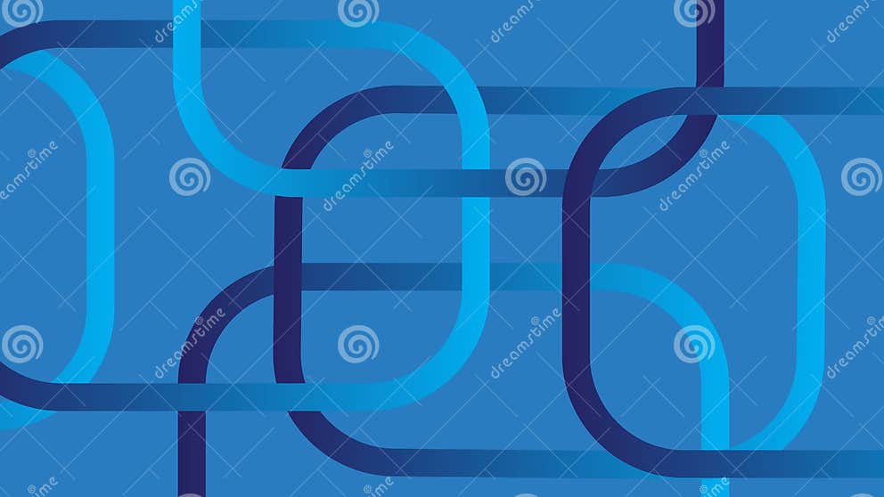 Vector Seamless Abstract Background, Abstract Blue Color Rectangle ...