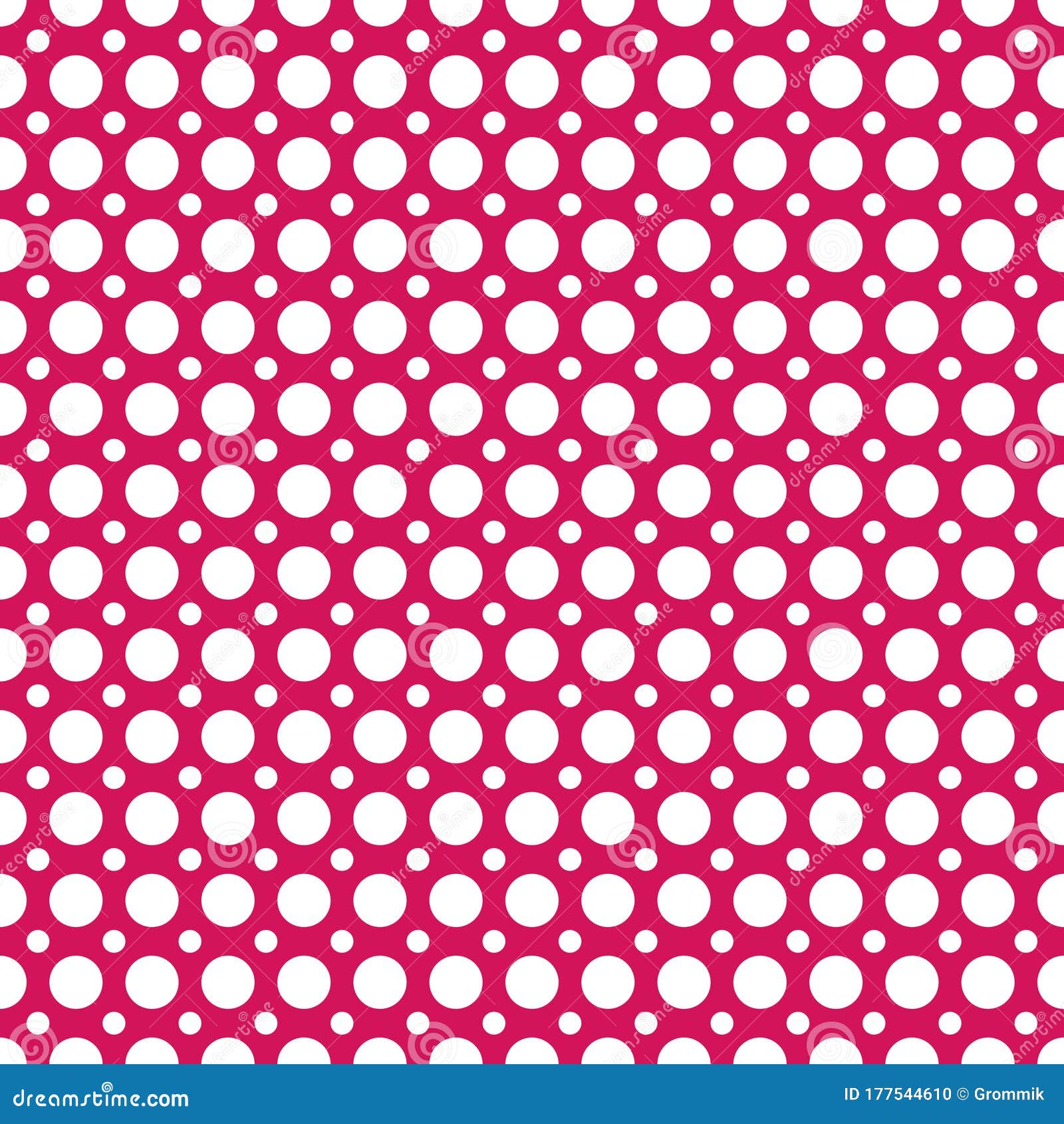 Vector Seamless Abstract Color Background with Circles of Different Diameters for Packaging ...