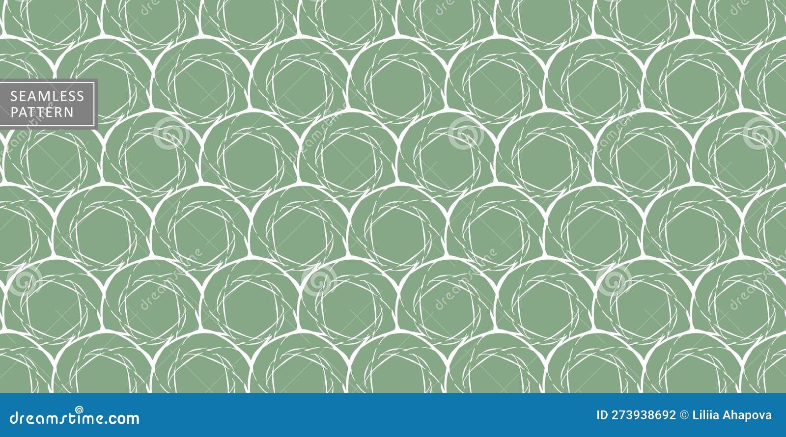 Vector Seamless Abstract Green Pattern for Textiles, Tableware ...