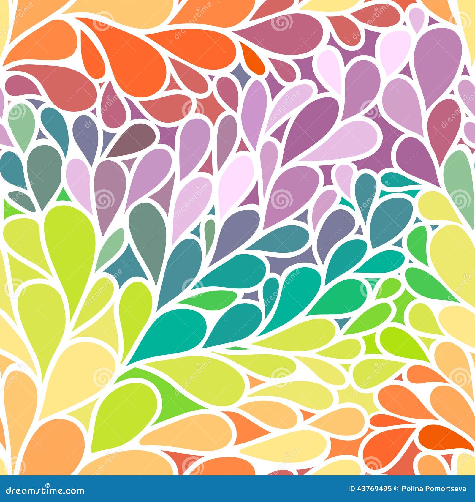 Vector Seamless Abstract Ornament Stock Vector Illustration Of Line