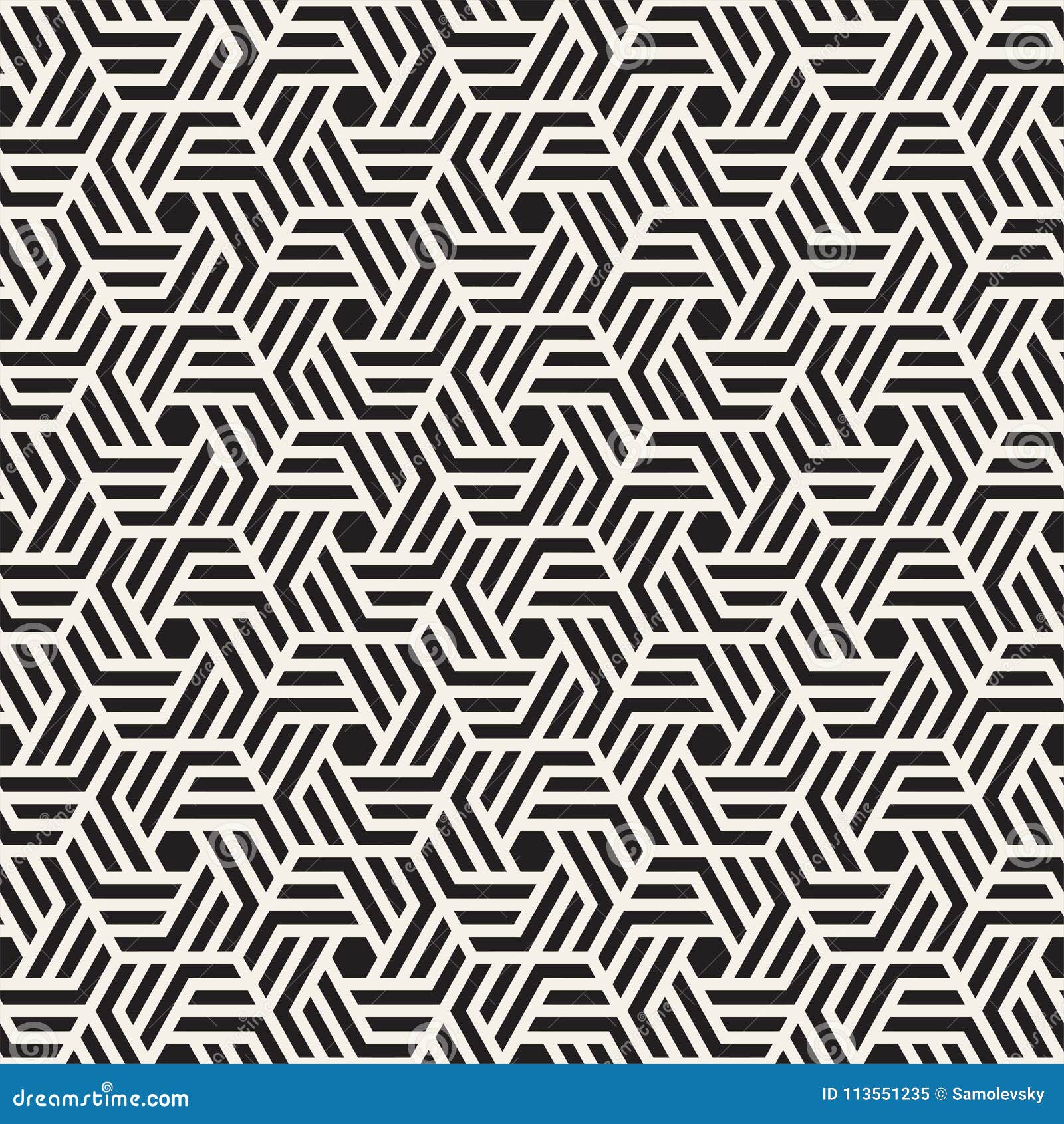 Vector Seamless Abstract Shapes Pattern. Modern Stylish Stripes Texture ...