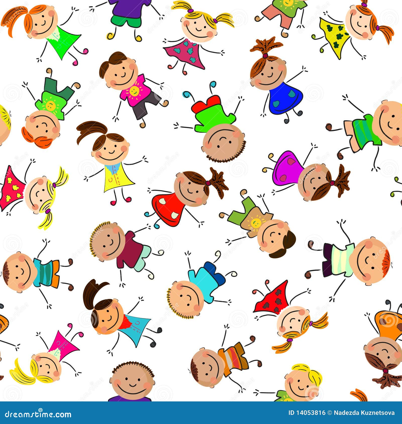 Kids Vector Background Free Download
