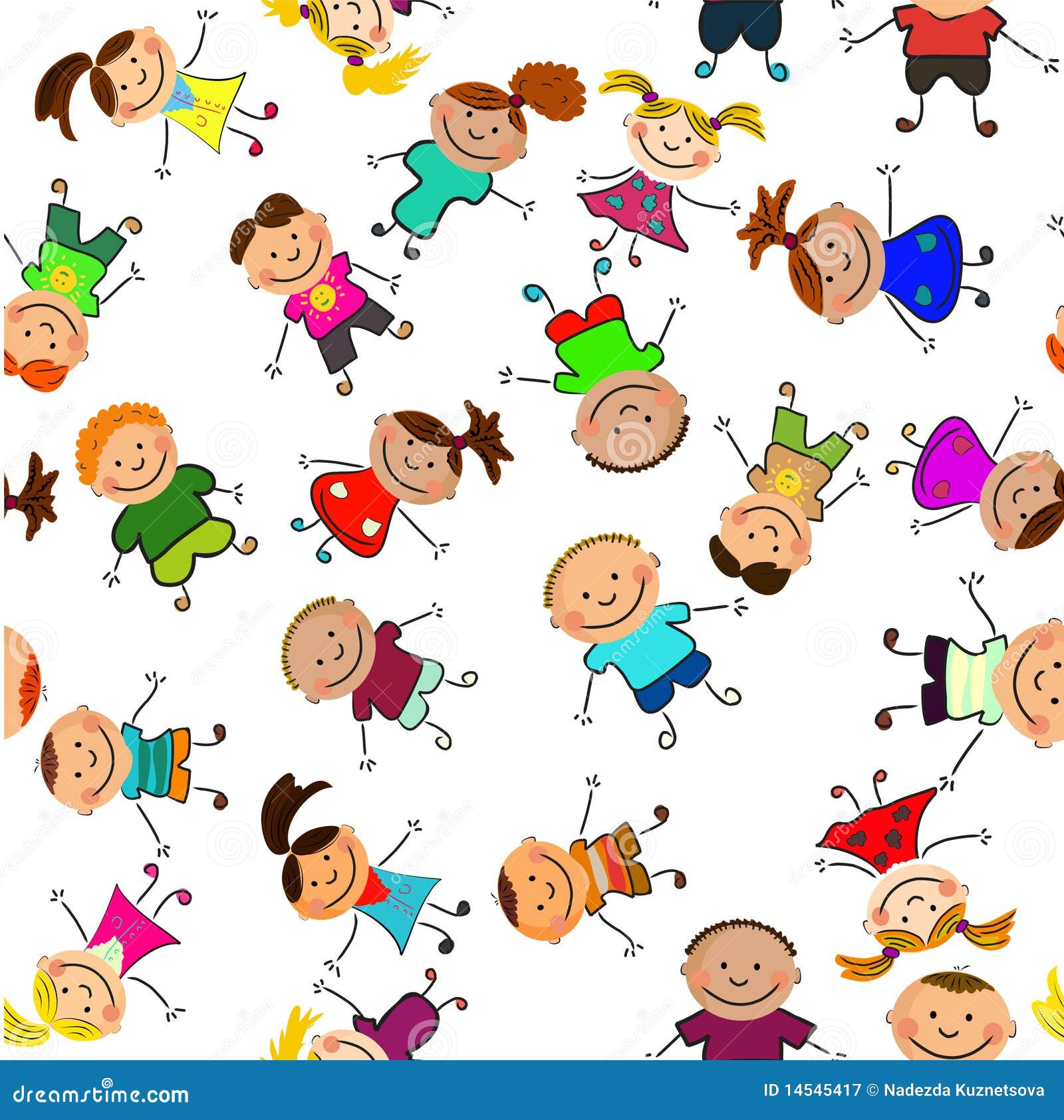 Kids Vector Background Free Download