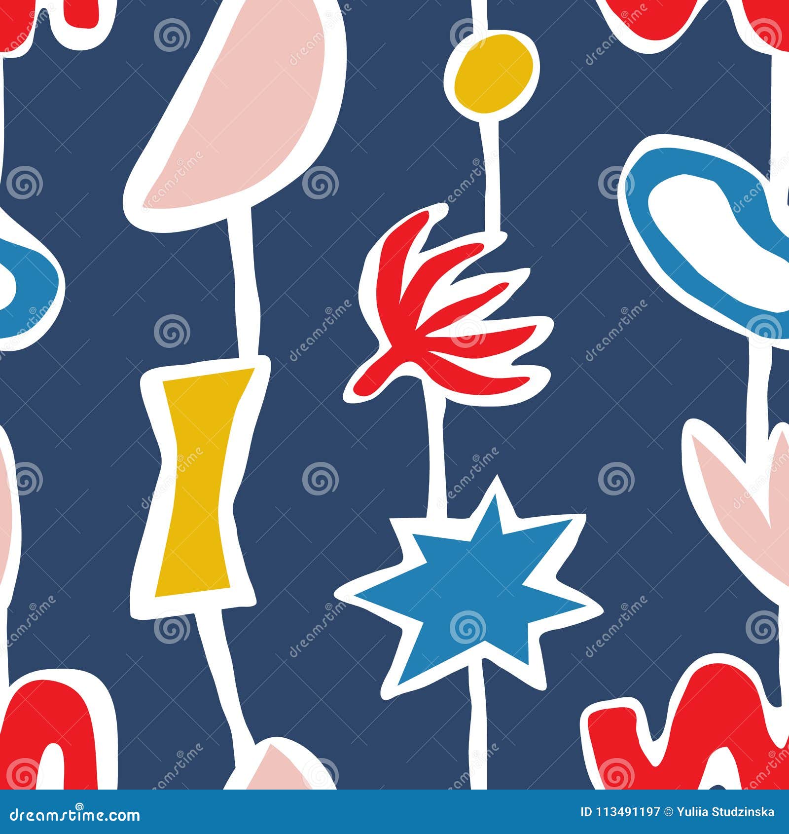 Cut out abstract shapes stock vector. Illustration of beautiful - 113491197