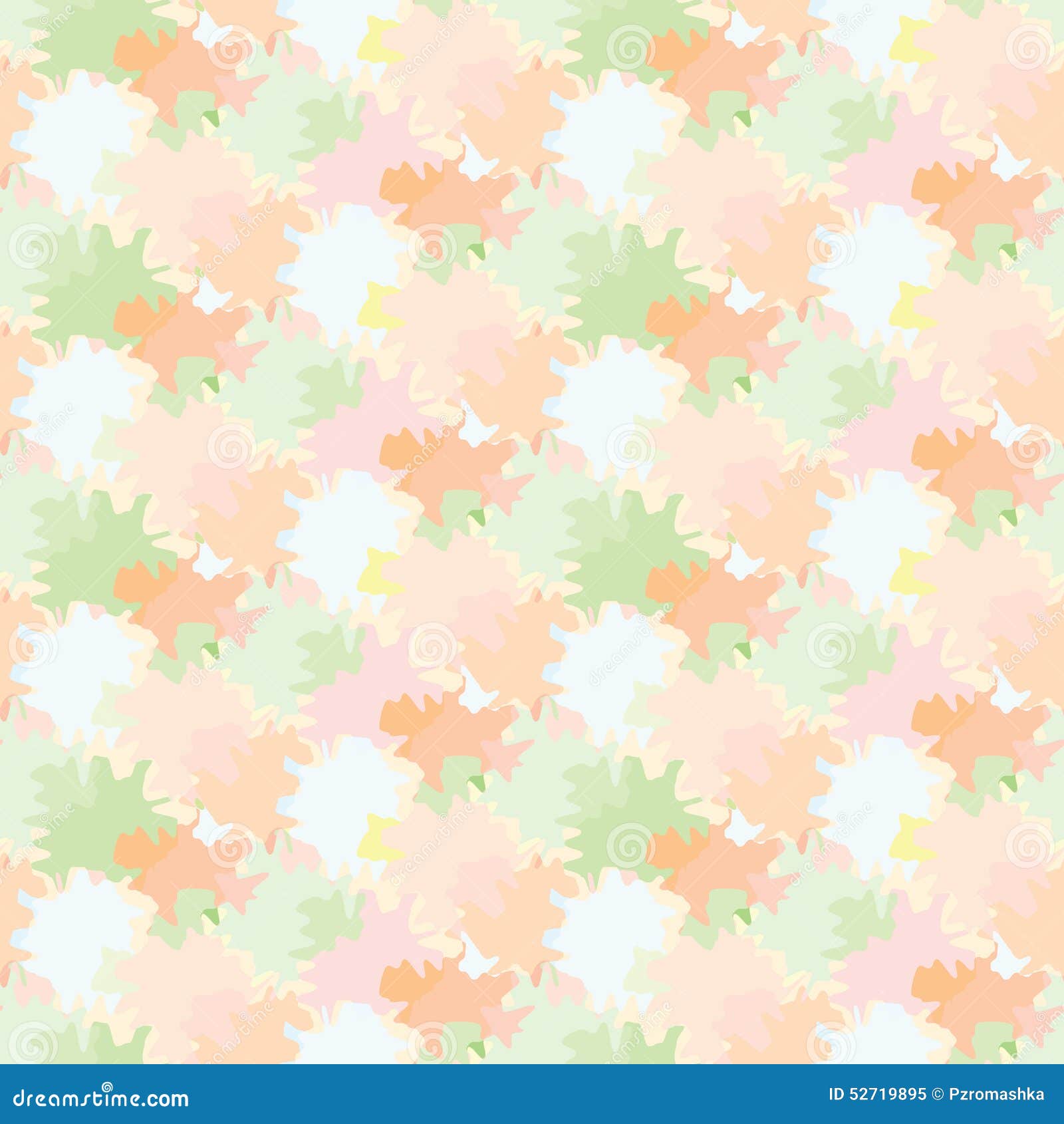 Vector Seamless Background with Repetitive Colored Spots Stock Vector ...