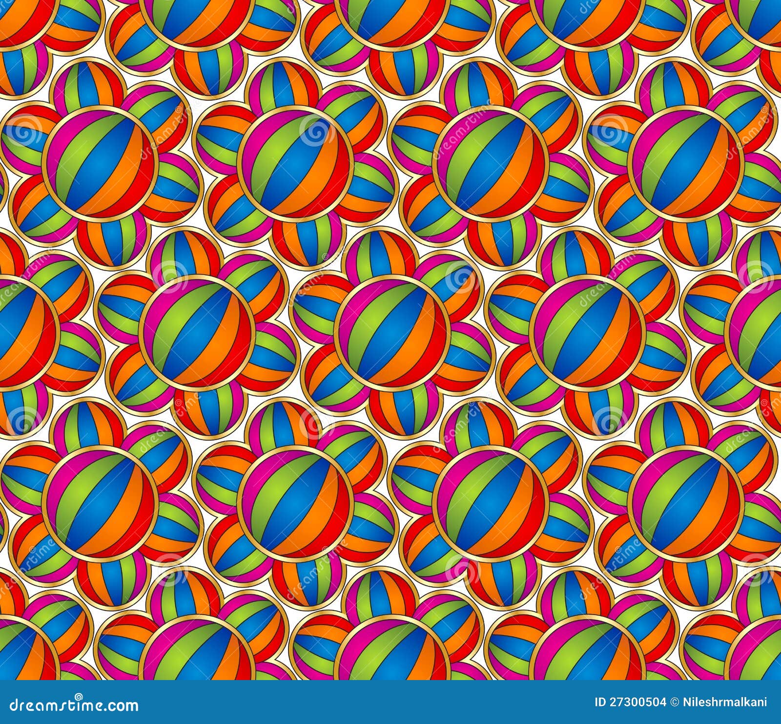 Vector Seamless Background for Wrapper Stock Vector - Illustration of ...